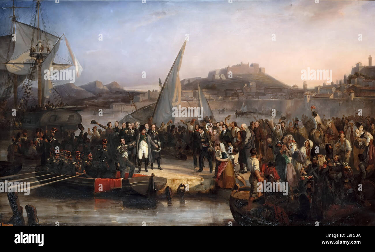 Napoleon bonaparte elba painting hi-res stock photography and images ...