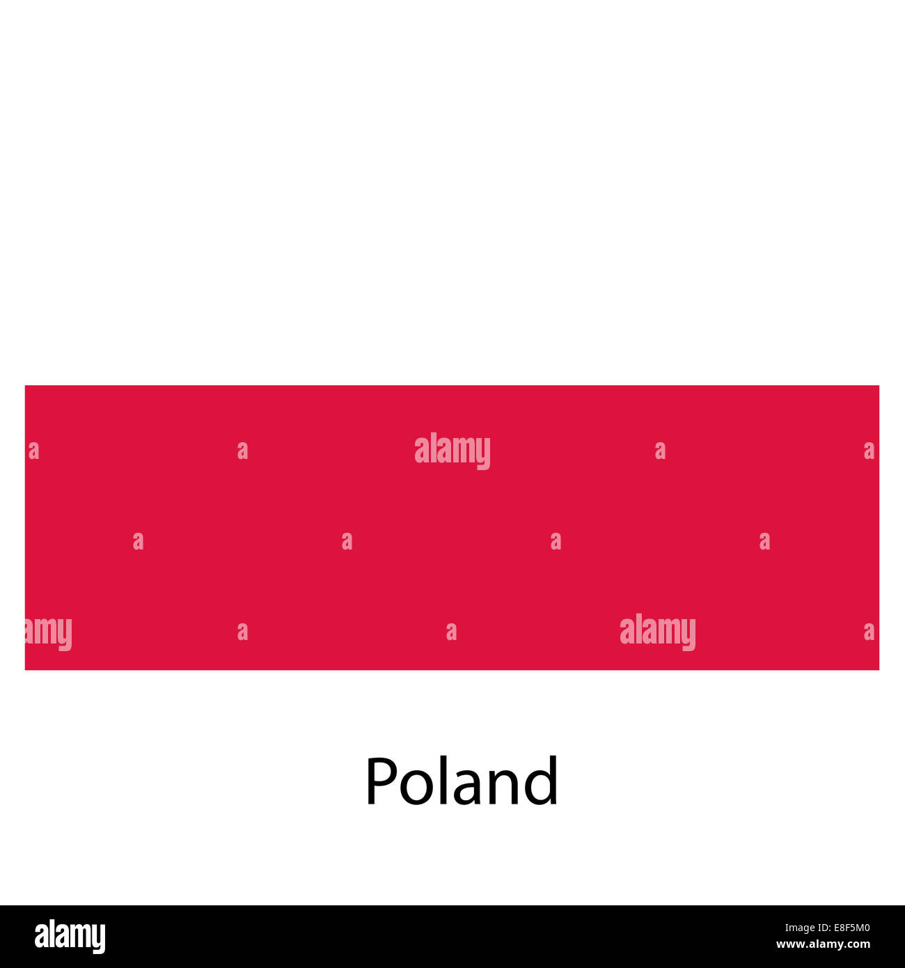 Editable poland flag vector hi-res stock photography and images - Alamy