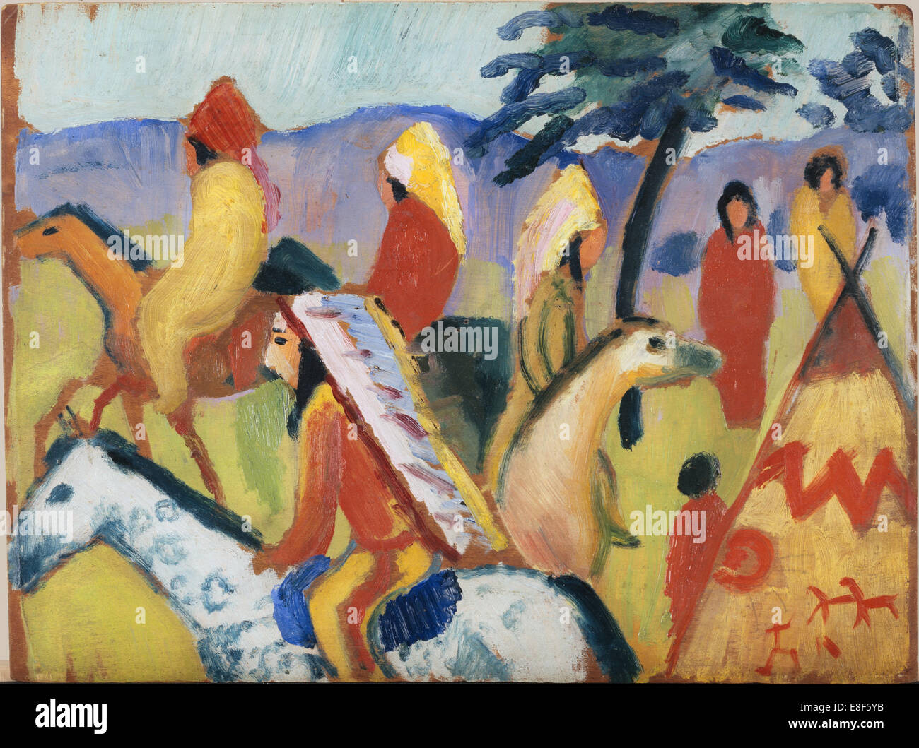 August macke 1887 1914 hi-res stock photography and images - Alamy