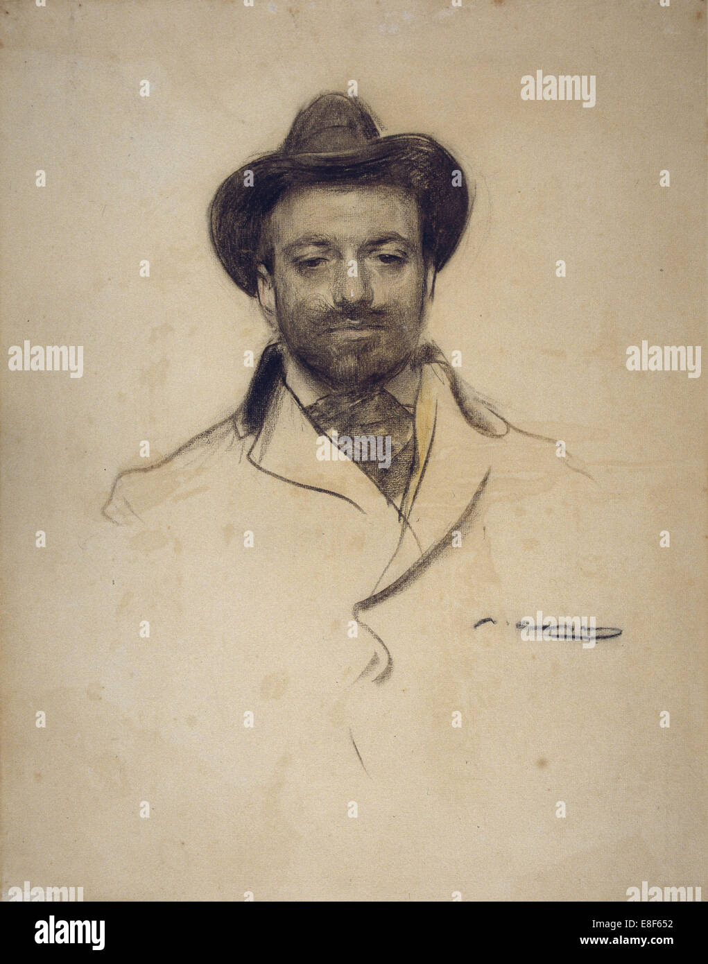 Portrait of Josep Maria Sert (1874-1945). Artist: Casas, Ramon (1866 ...