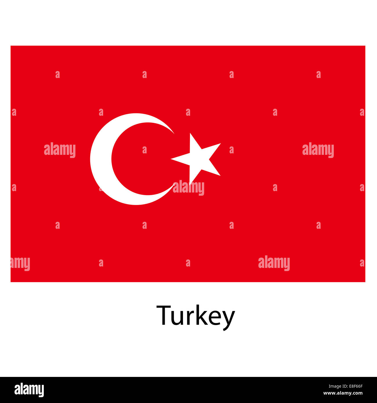 Editable vector turkey country flag hi-res stock photography and images ...
