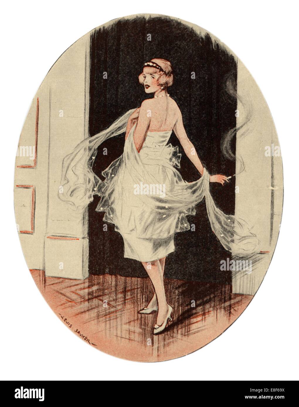 Abdulla Cigarettes, 1920s. Artist: Lewis Baumer Stock Photo - Alamy