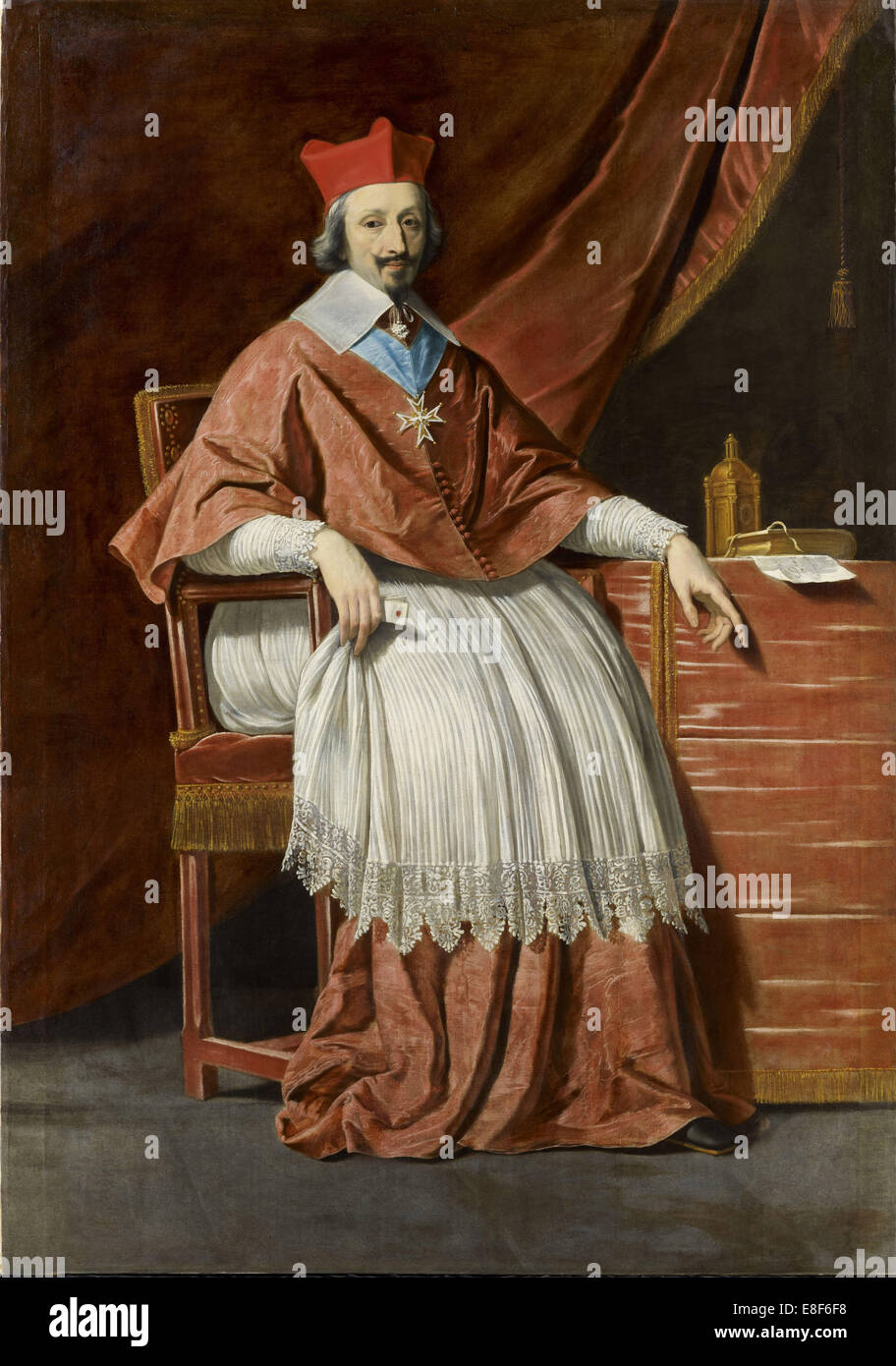 Cardinal de Richelieu. Artist: Champaigne, Philippe, de (1602-1674 ...