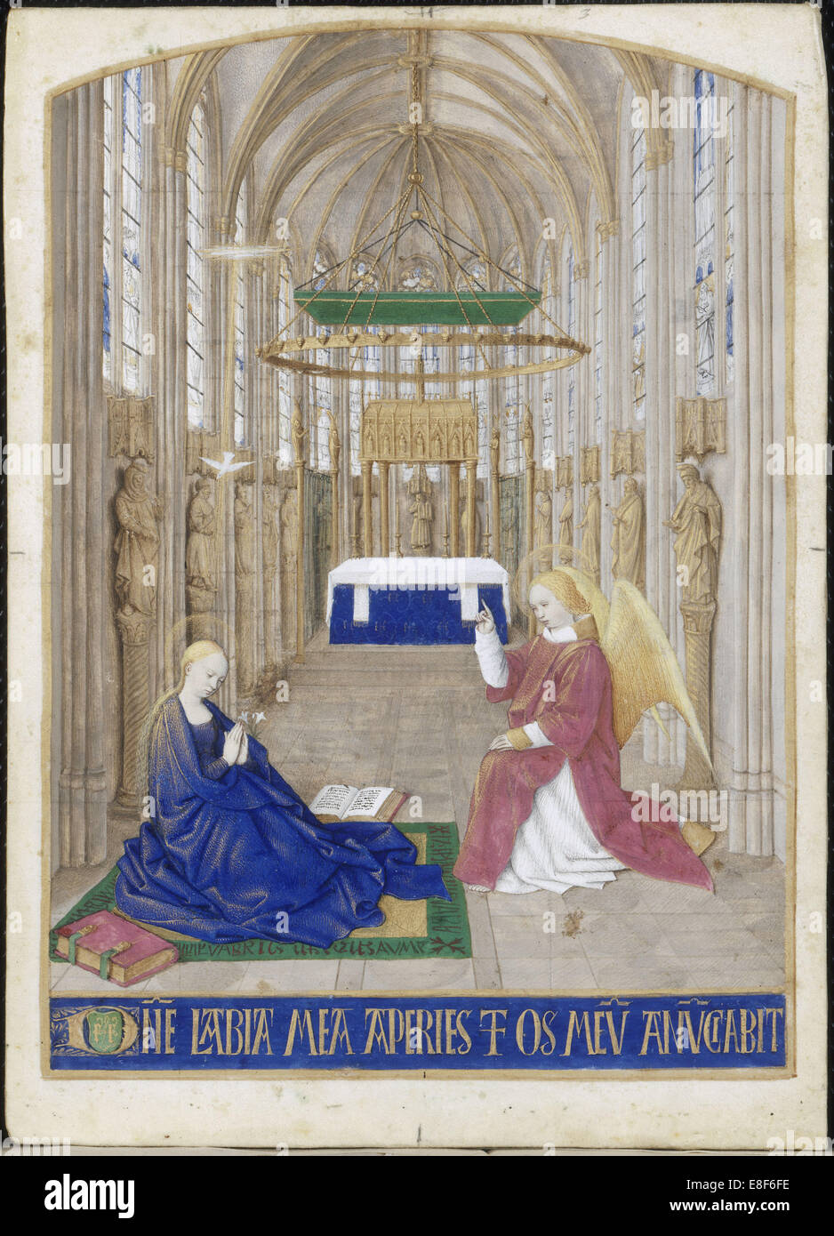 The Annunciation (Hours of Étienne Chevalier). Artist: Fouquet, Jean ...