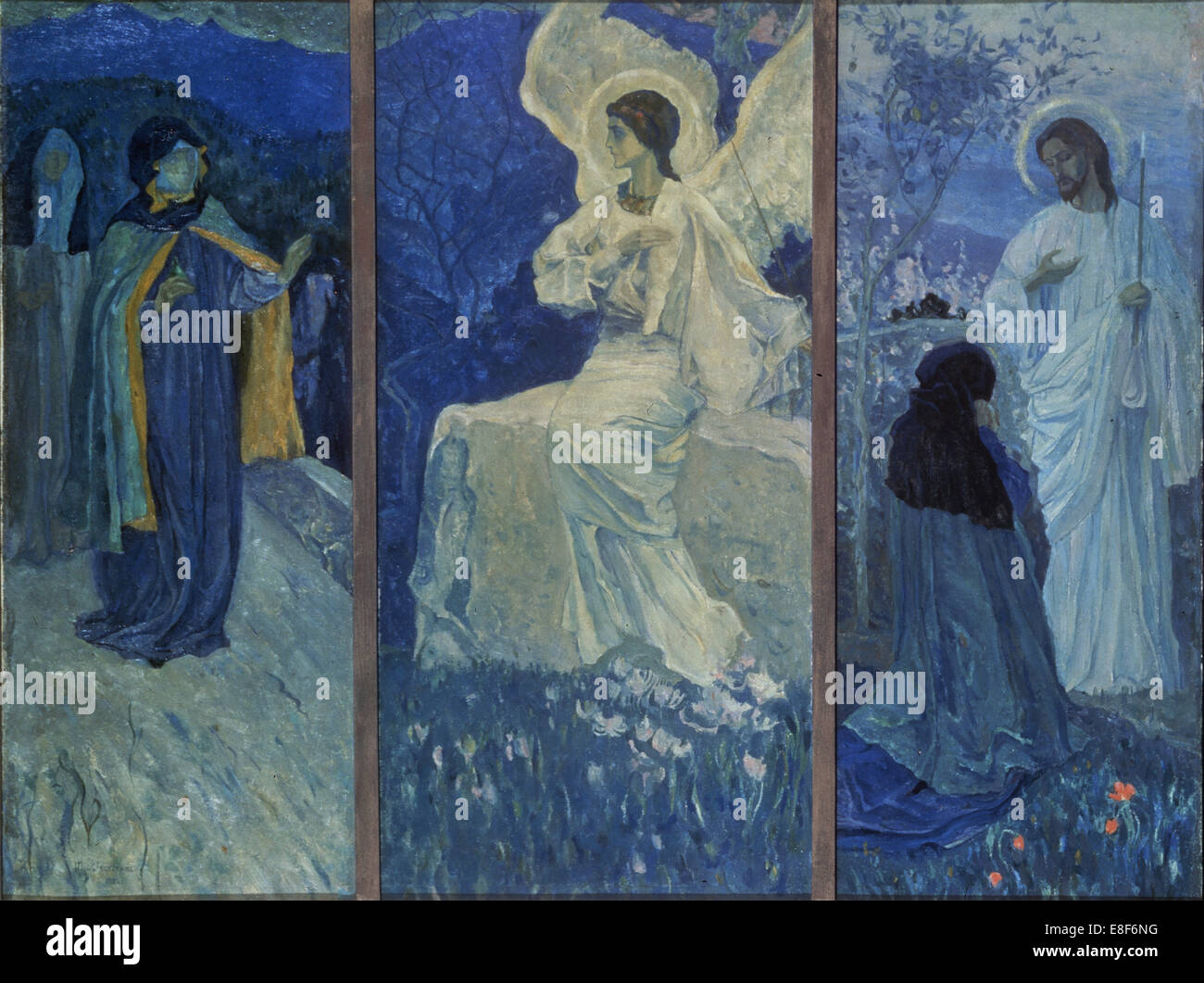 The Resurrection (Triptych). Artist: Nesterov, Mikhail Vasilyevich (1862-1942 Stock Photo - Alamy