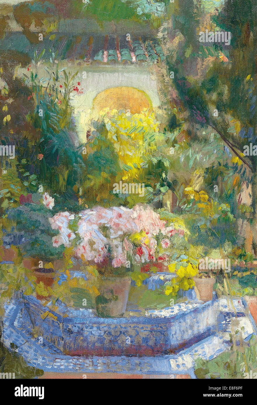 The Courtyard of the Sorolla House. Artist: Sorolla y Bastida, Joaquín ...