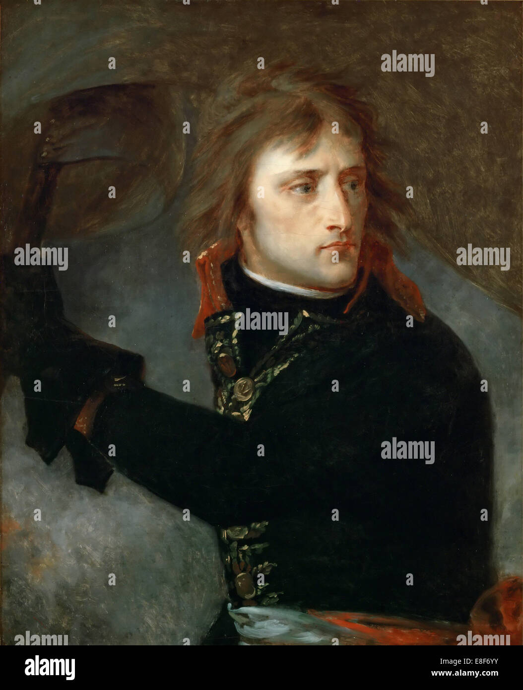 Napoleon Bonaparte at the Pont d'Arcole. Artist: Gros, Antoine Jean ...