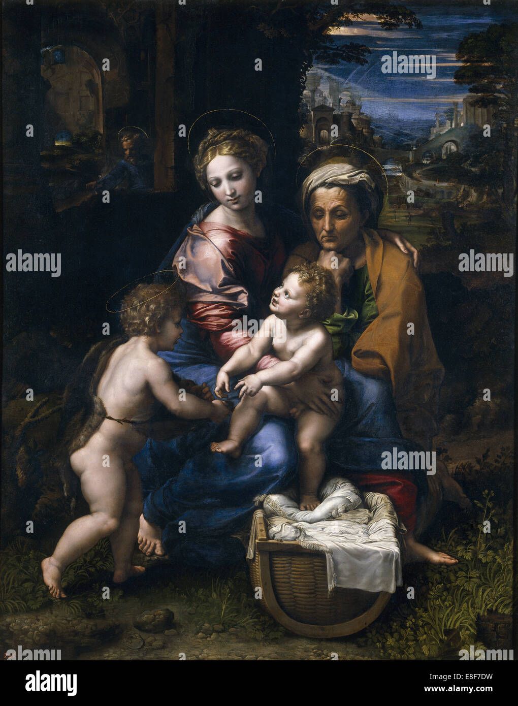 The Holy Family with John the Baptist and Saint Elizabeth (La Perla ...