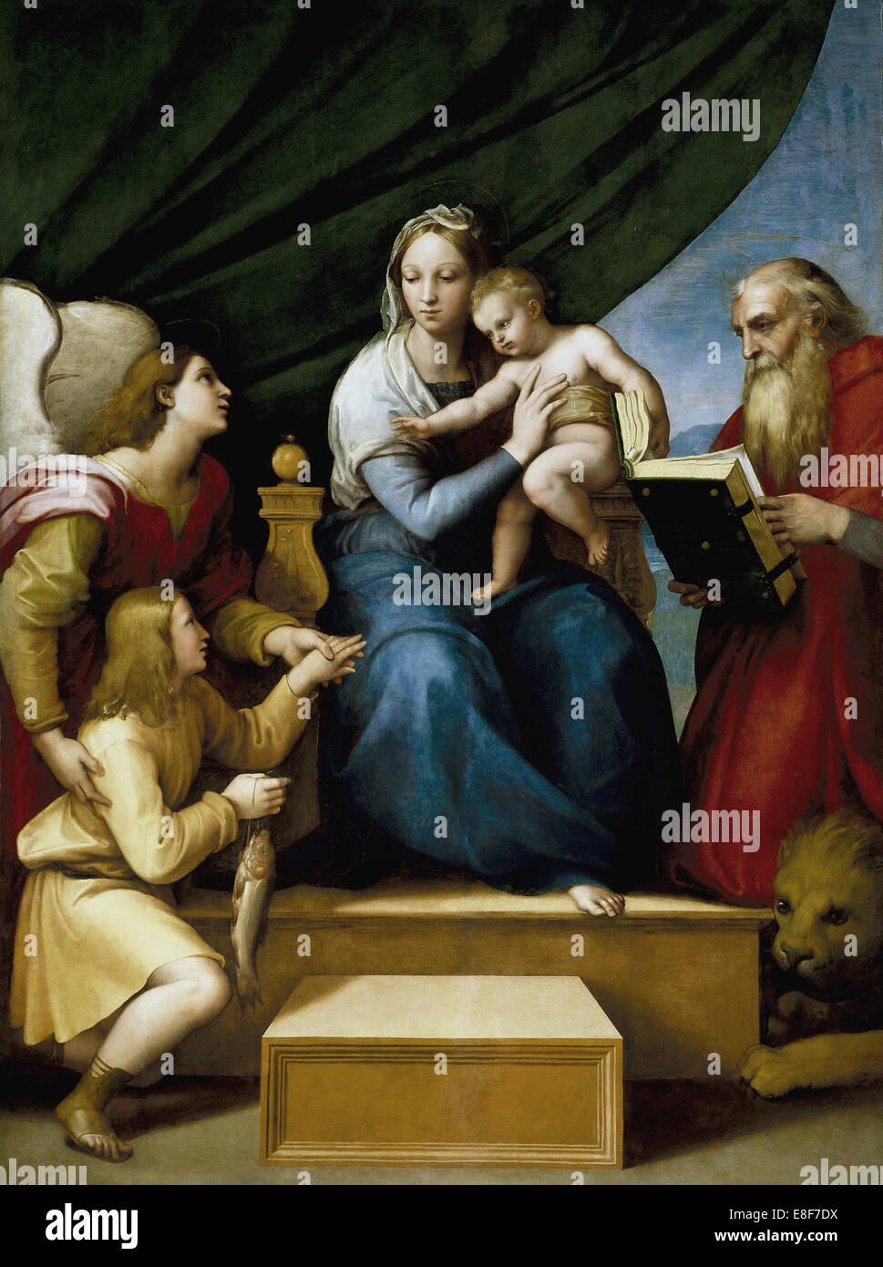 Madonna with the Fish. Artist: Raphael (1483-1520 Stock Photo - Alamy