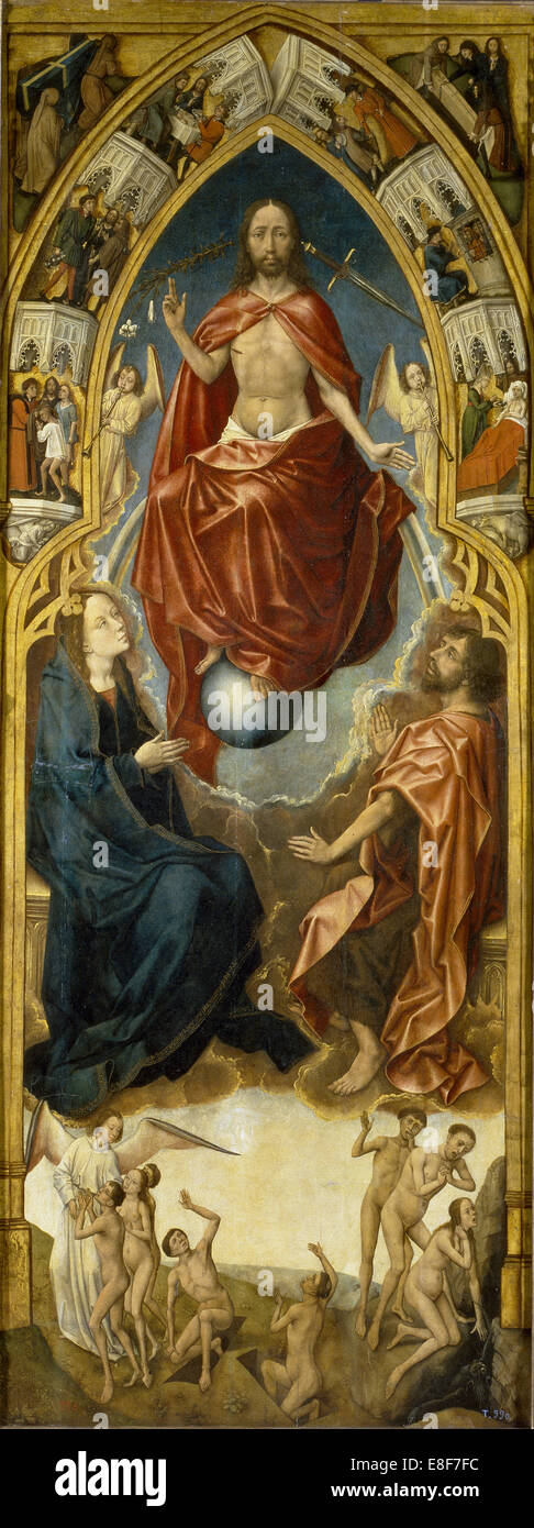 Redemption Tryptich: The Last Judgment. Artist: Stockt, Vrancke van der (1420-1495 Stock Photo ...