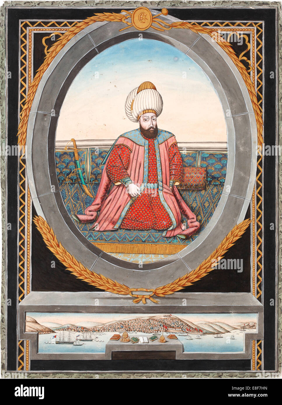 Portrait of Sultan Murad II (1404-1451). Artist: Anonymous Stock Photo ...