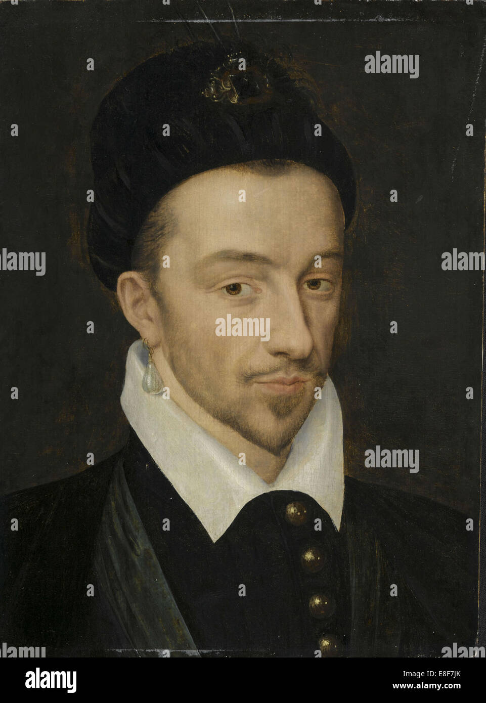 Portrait of Henry III of France. Artist: Clouet, François, (School ...