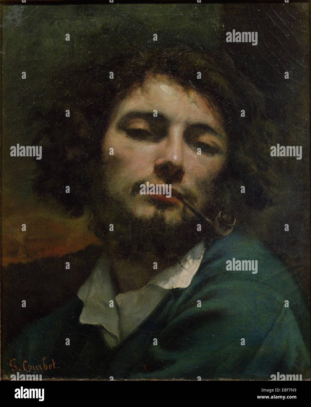 Gustave courbet self portrait hi-res stock photography and images - Alamy