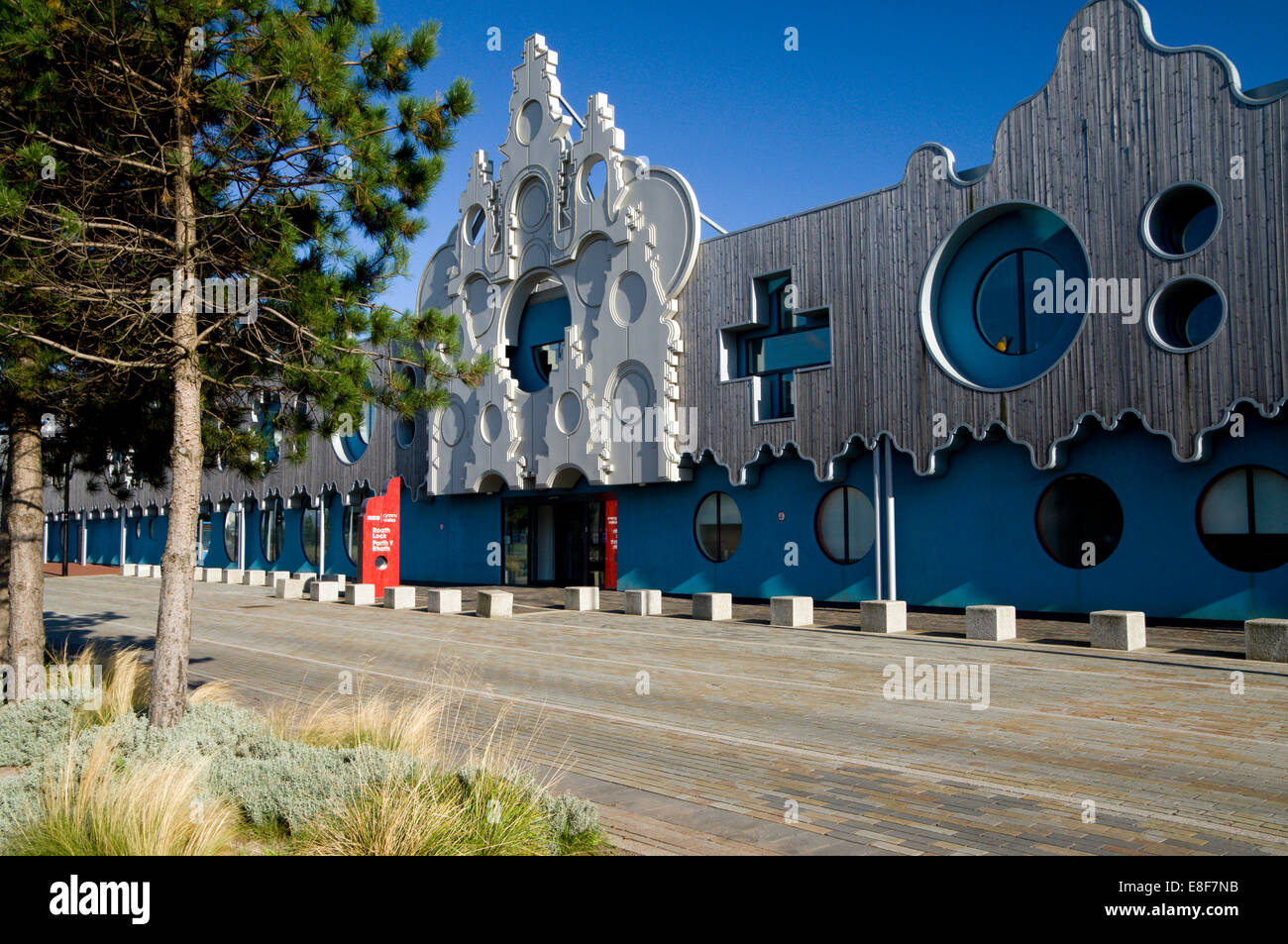 BBC Roath Lock studios besides Roath Basin Cardiff Bay Cardiff, Wales ...