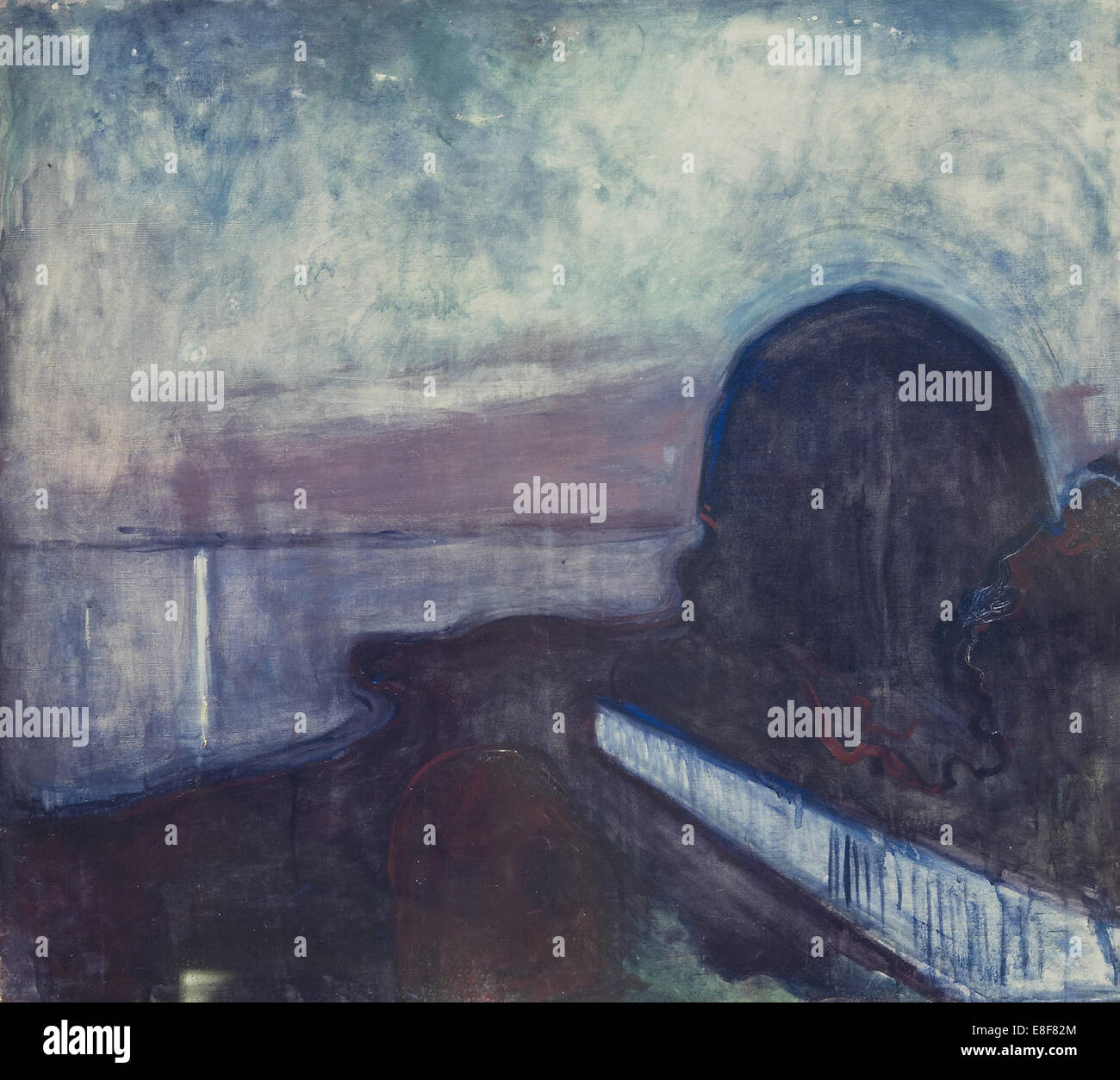 The Starry Night. Artist: Munch, Edvard (1863-1944 Stock Photo - Alamy