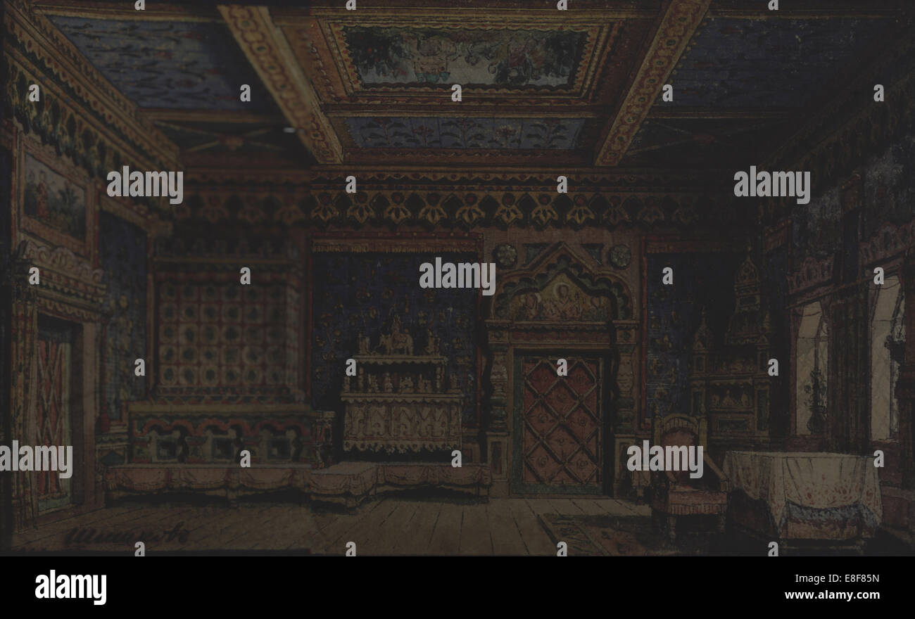 Stage design for the theatre play Death of Ivan the Terrible by A ...