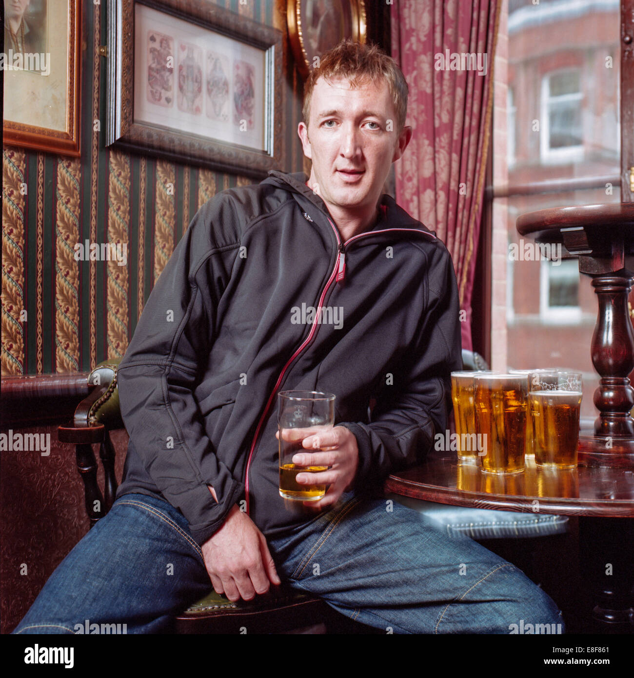 Ralph Ineson an English actor photographed in London, England Stock ...