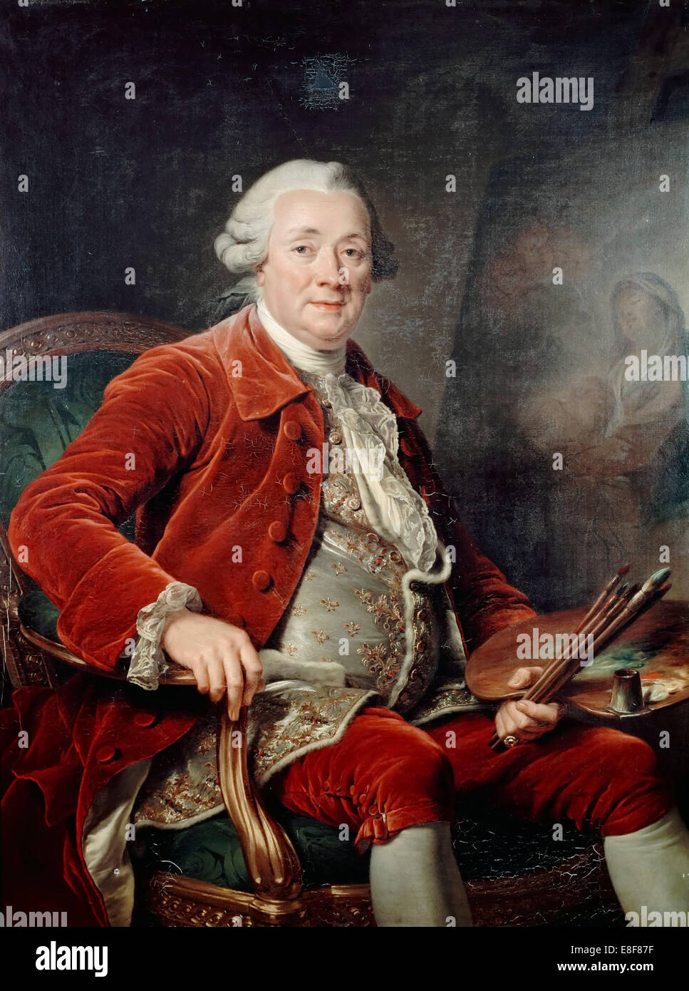 Portrait of Charles-Amédée-Philippe van Loo. Artist: Labille-Guiard ...