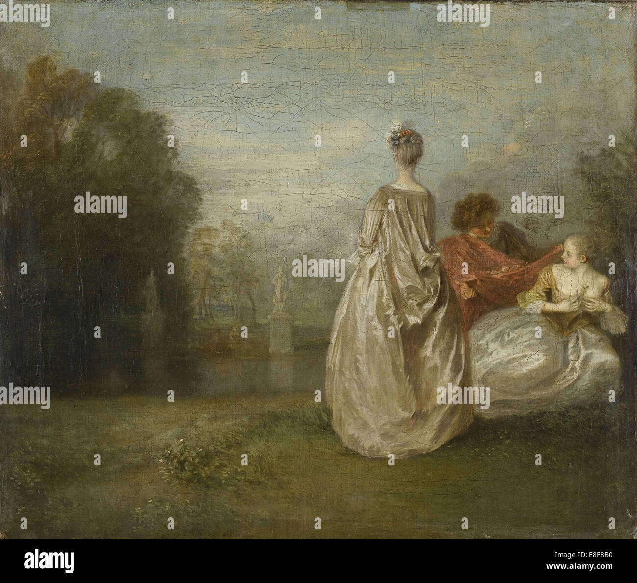 The Two Cousins (Les Deux Cousines). Artist: Watteau, Jean Antoine ...