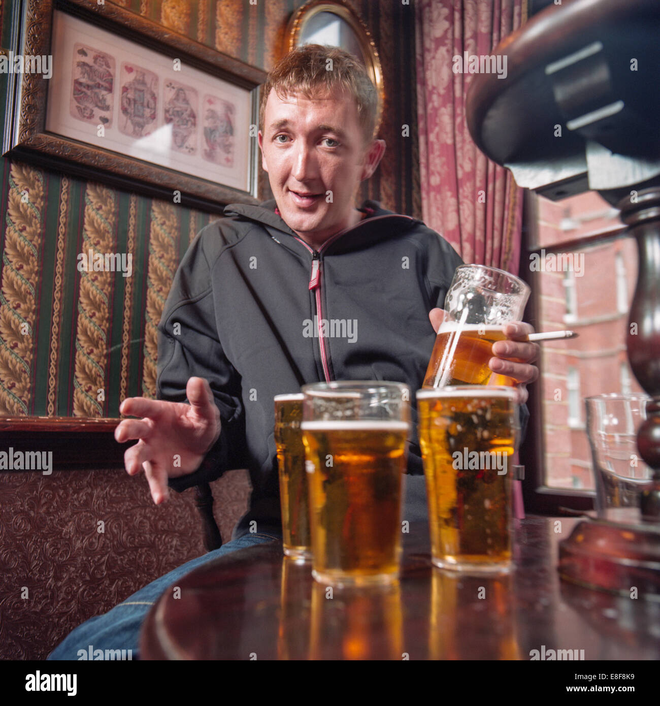 Ralph Ineson an English actor photographed in London, England Stock ...