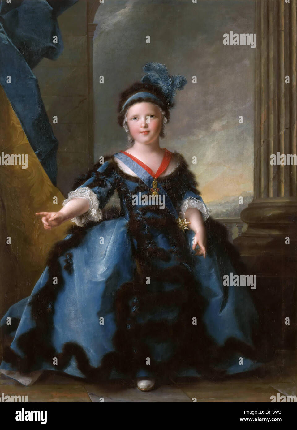 Louis Joseph Xavier, Duke of Burgundy (1751-1761). Artist: Nattier ...