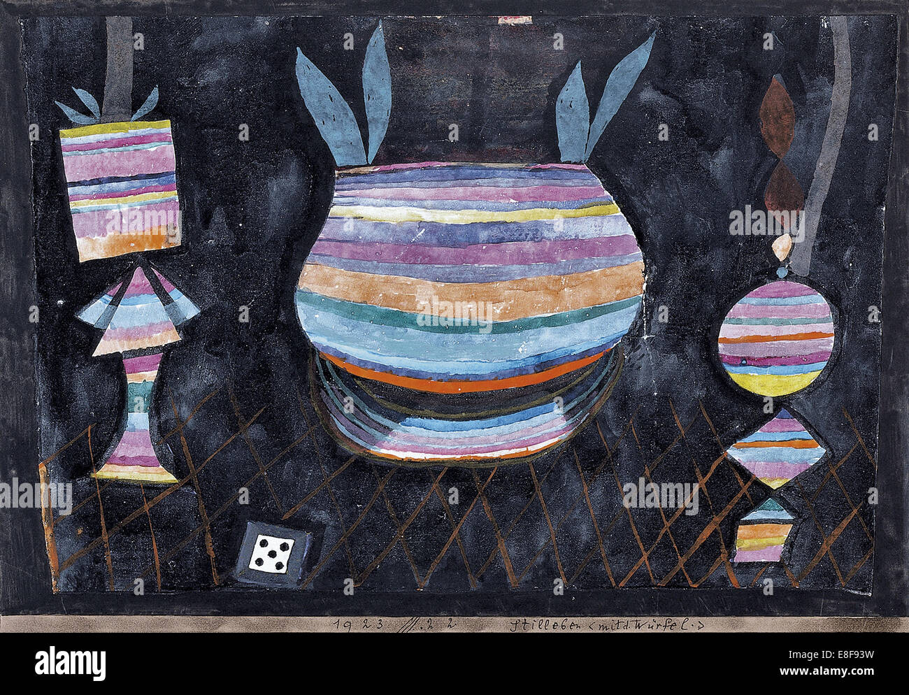 Still Life with Dice. Artist: Klee, Paul (1879-1940 Stock Photo - Alamy