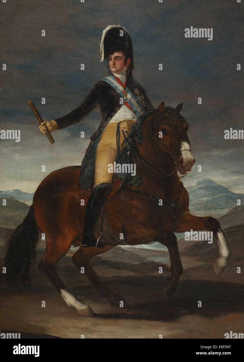 Equestrian Portrait of King Ferdinand VII of Spain. Artist: Goya ...