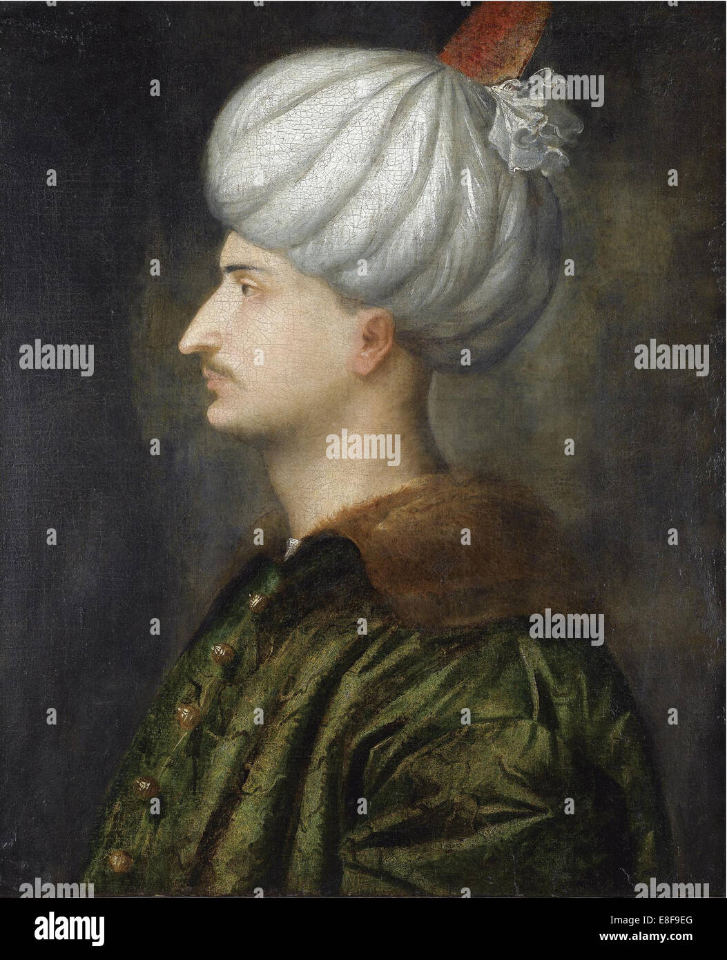 Sultan Suleiman I the Magnificent. Artist: Titian, (School Stock Photo ...