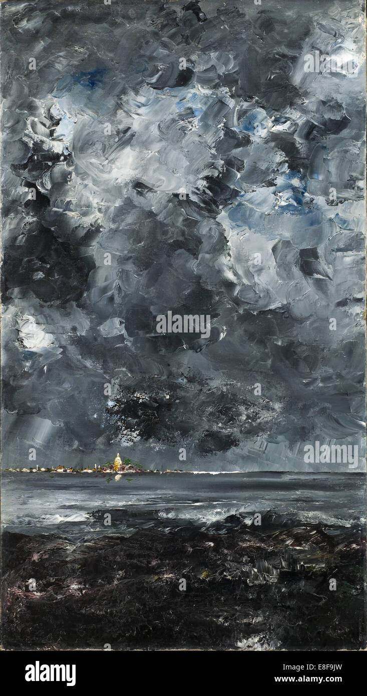 The Town. Artist: Strindberg, August (1849-1912 Stock Photo - Alamy