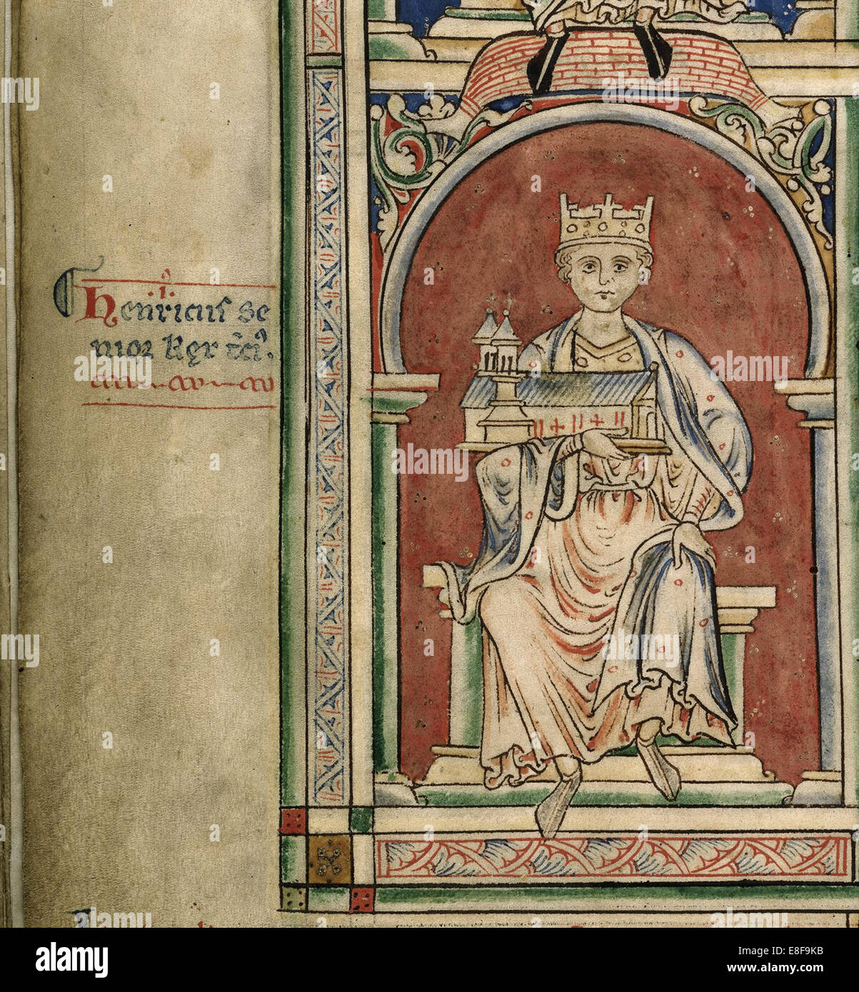 Henry I of England (From the Historia Anglorum, Chronica majora ...