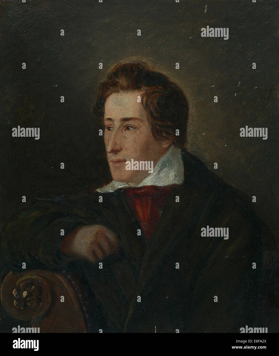 Portrait of the poet Heinrich Heine (1797-1856). Artist: Oppenheim ...