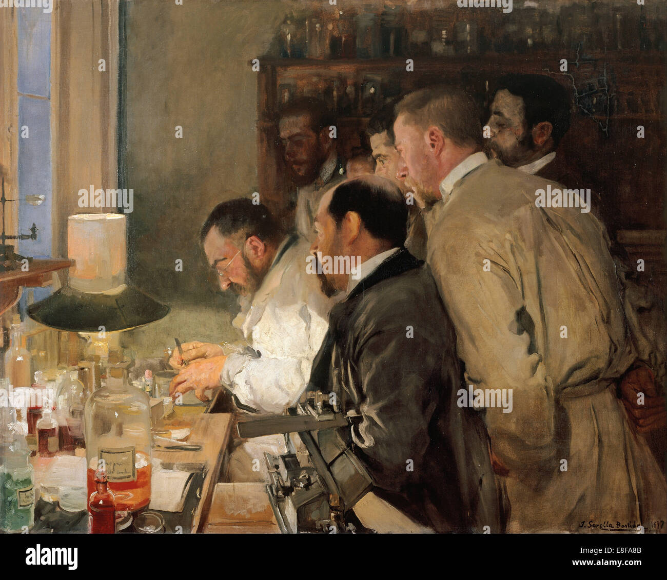 The Research. Artist: Sorolla y Bastida, Joaquín (1863-1923 Stock Photo ...