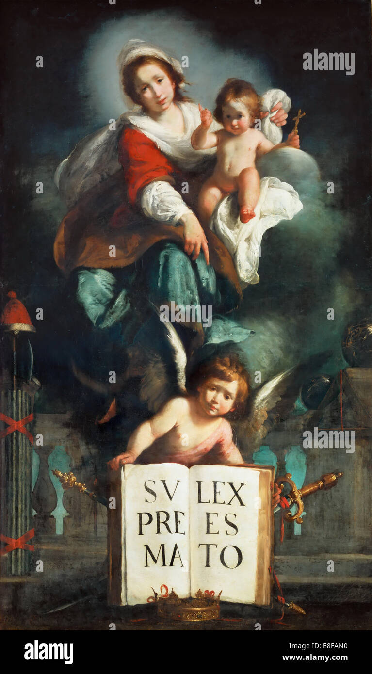 The Madonna of Justice. Artist: Strozzi, Bernardo (1581-1644 Stock ...