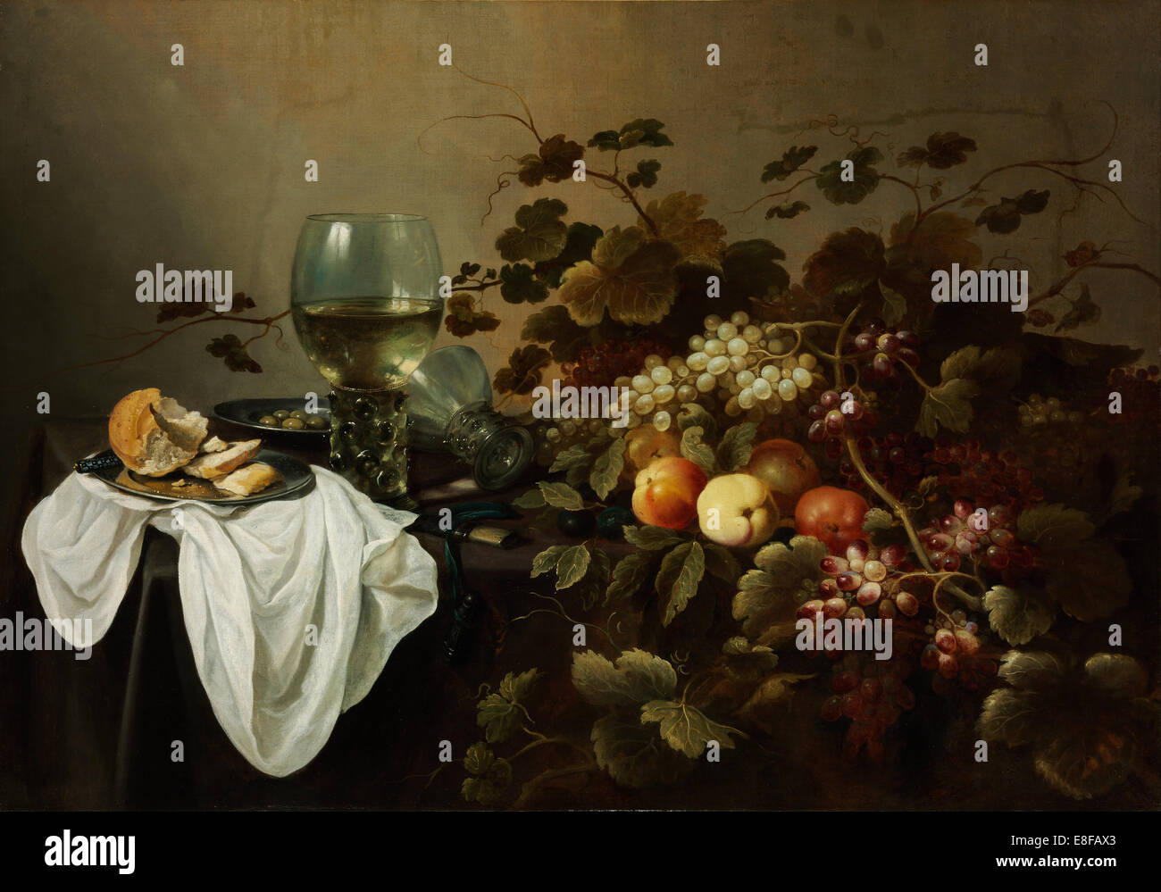Still Life with Fruit and Roemer. Artist: Claesz, Pieter (c. 1597-1660 ...