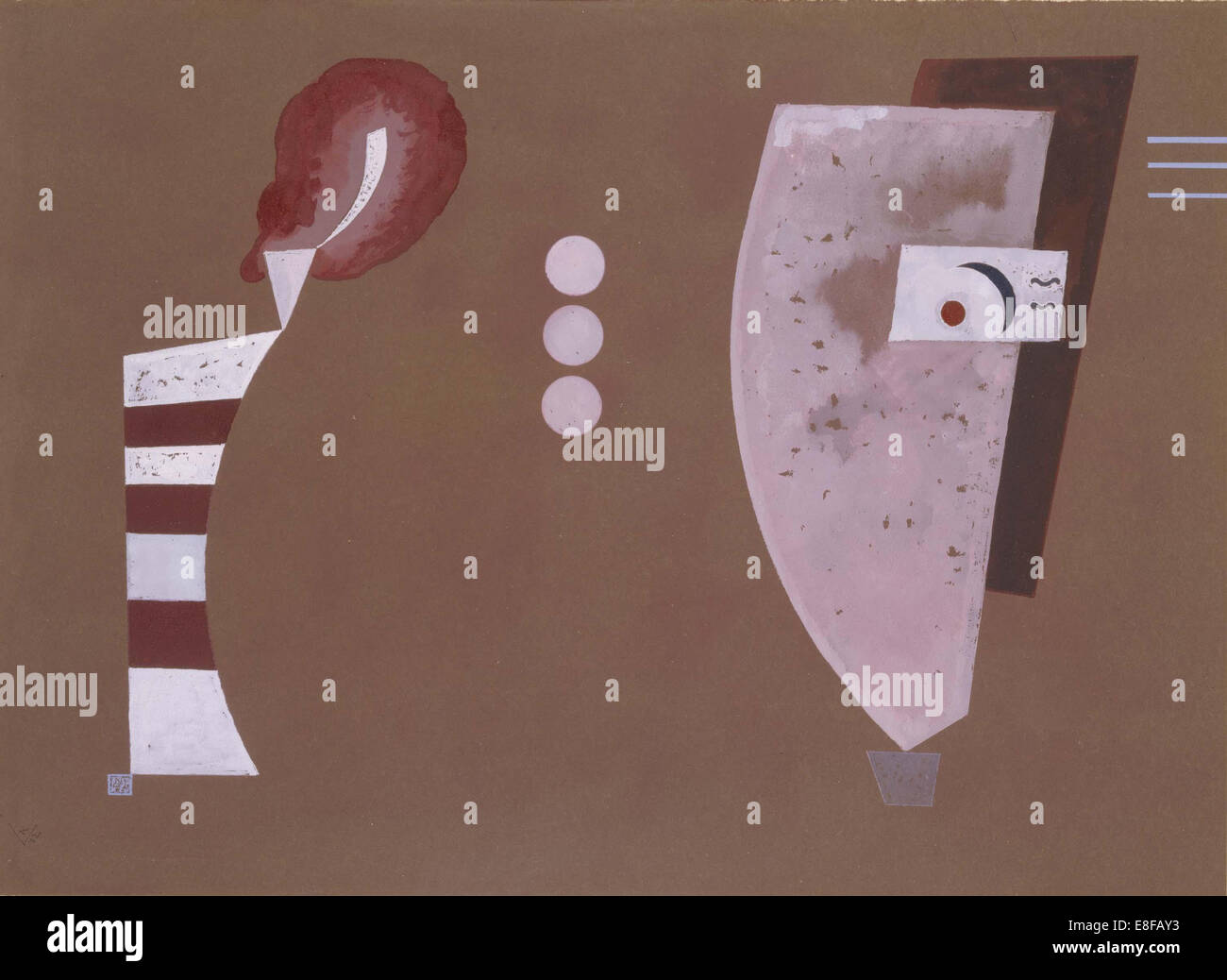 Mitten Kreise. Artist: Kandinsky, Wassily Vasilyevich (1866-1944 Stock ...