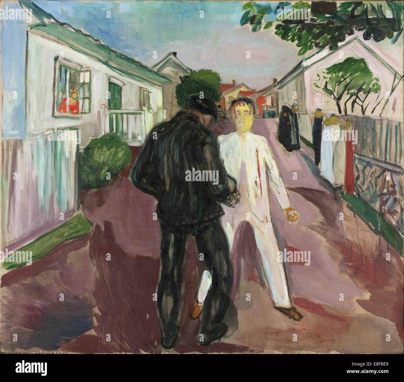 The Fight. Artist: Munch, Edvard (1863-1944 Stock Photo - Alamy