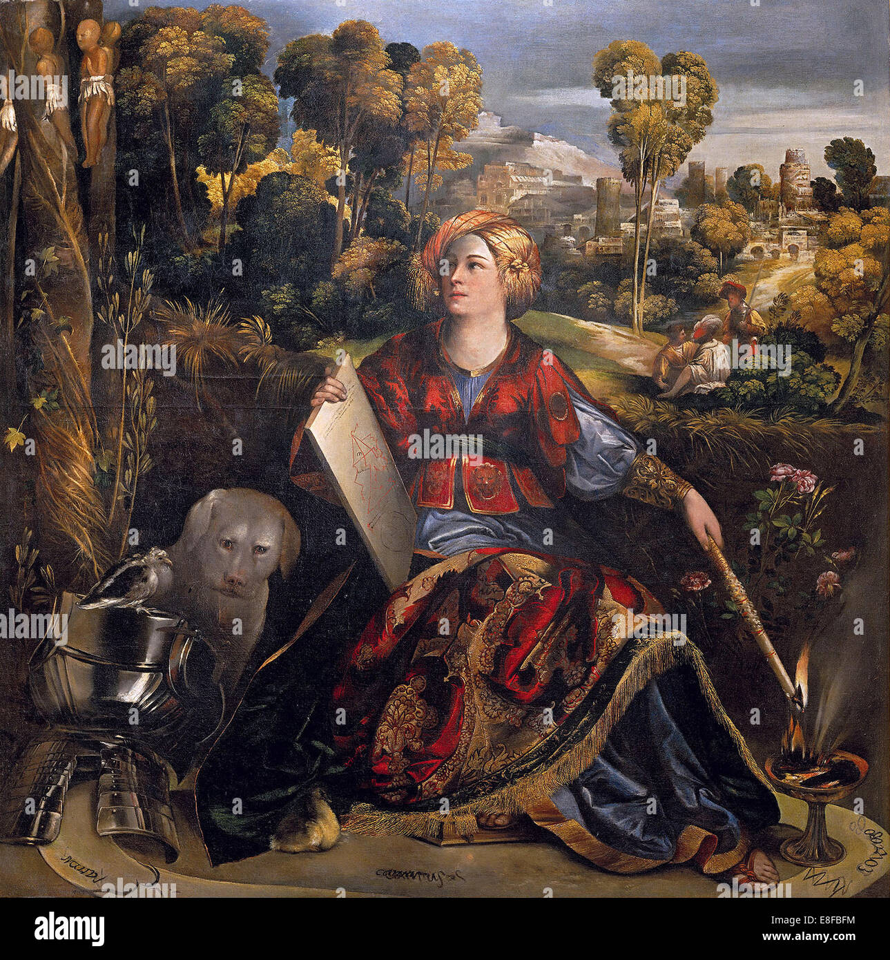 The sorceress Melissa. Artist: Dossi, Dosso (ca. 1486-1542 Stock Photo ...