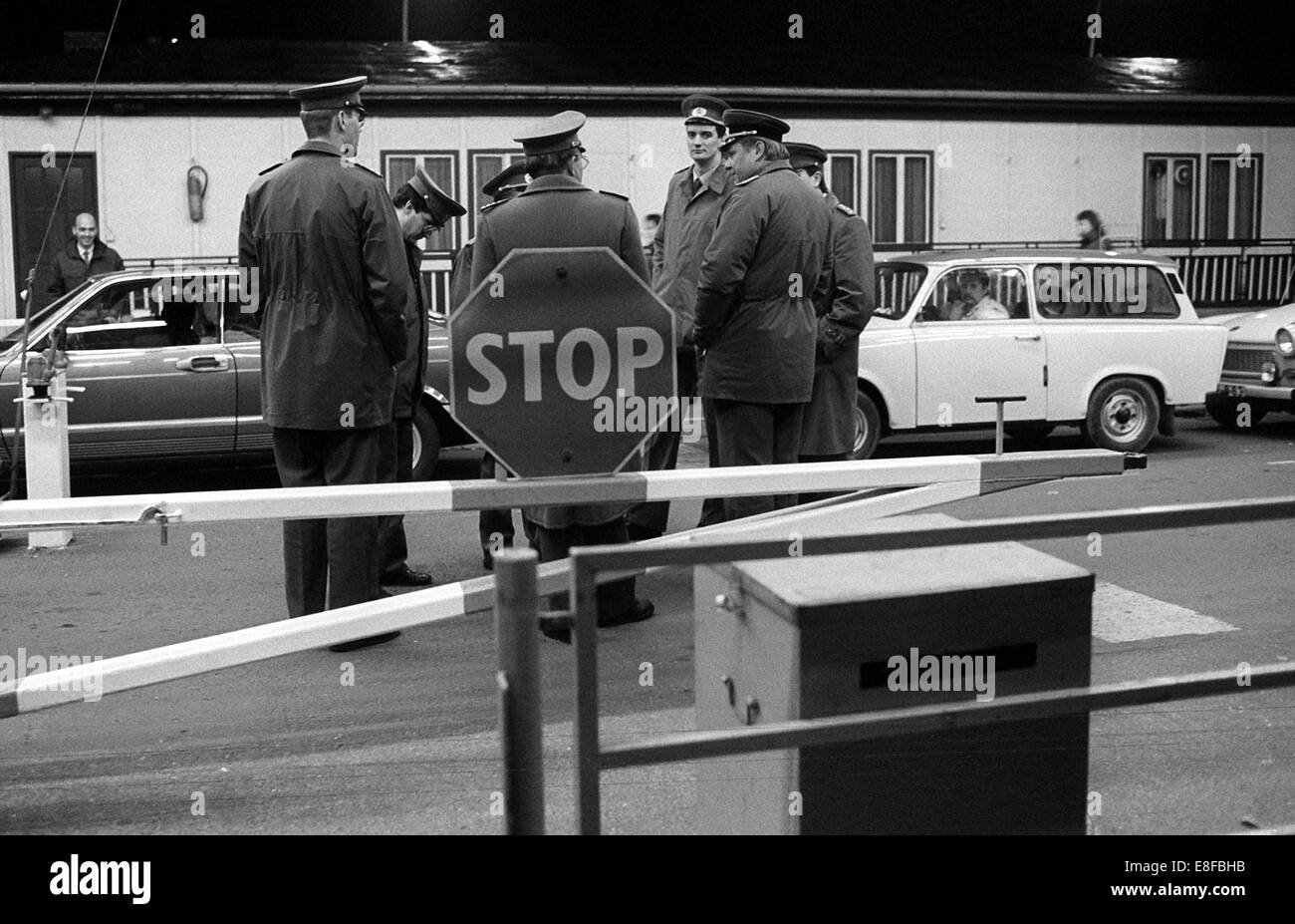 GDR border forces consider checks pointless at the border in East ...