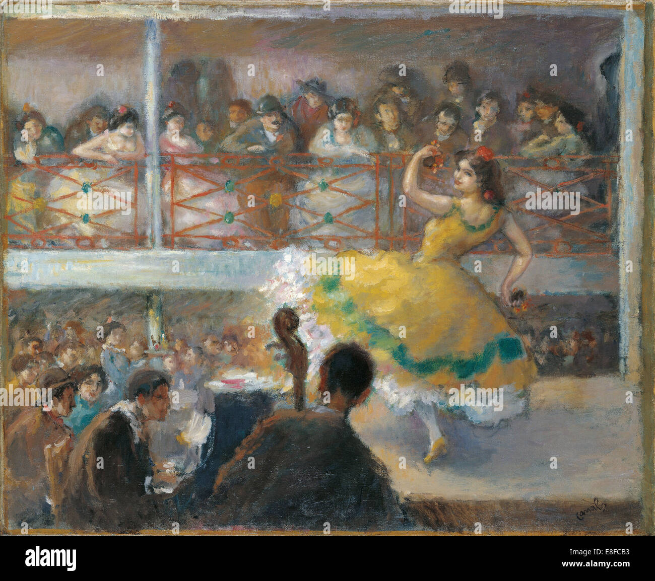 Flamenco. Artist: Canals, Ricard (1876-1931 Stock Photo - Alamy