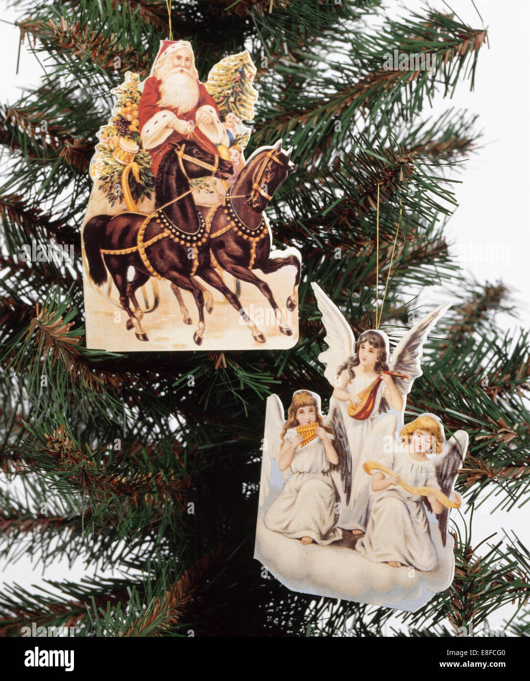 Victorian Christmas Tree Decorations Stock Photos & Victorian Christmas ...