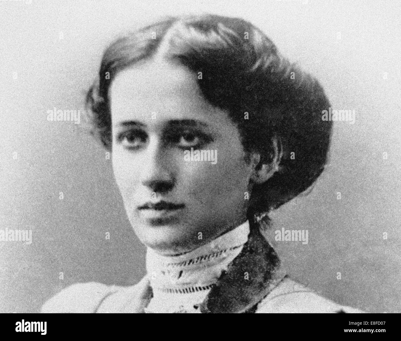 Portrait of the Poetess Anna Akhmatova (1889-1966). Artist: Anonymous ...