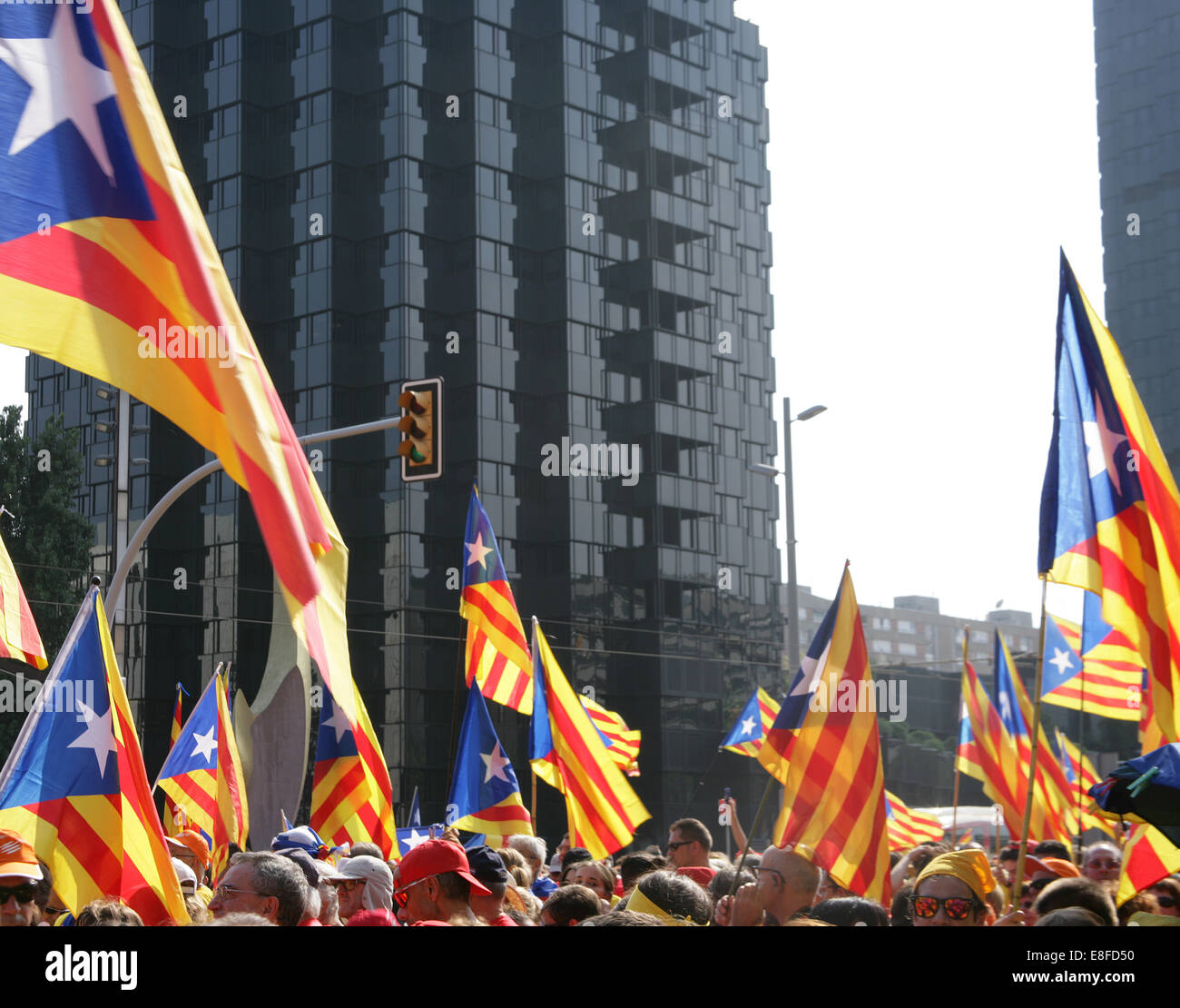 Catalonia independence flag hi-res stock photography and images - Alamy