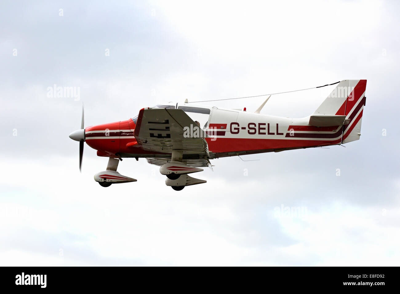 Pierre Robin DR400-180 Regent G-SELL on final approach to land at ...