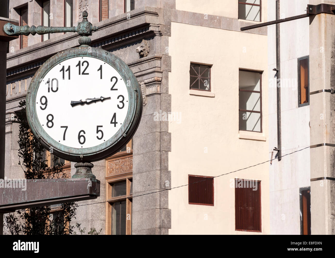 Clock downtown in Miami, Florida, USA Stock Photo - Alamy