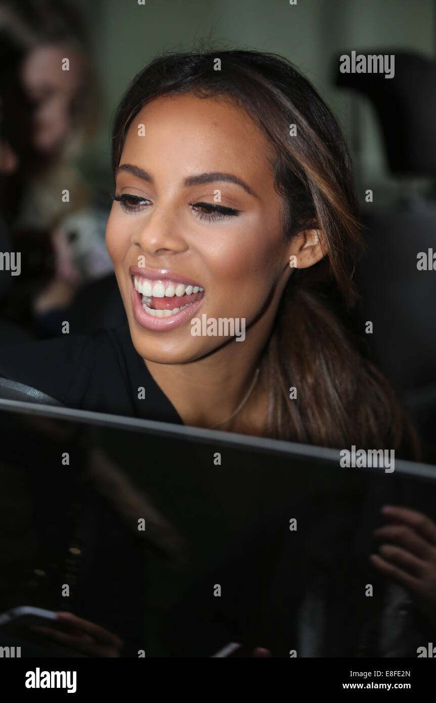 The Saturdays outside the ITV studios Featuring: Rochelle Wiseman ...