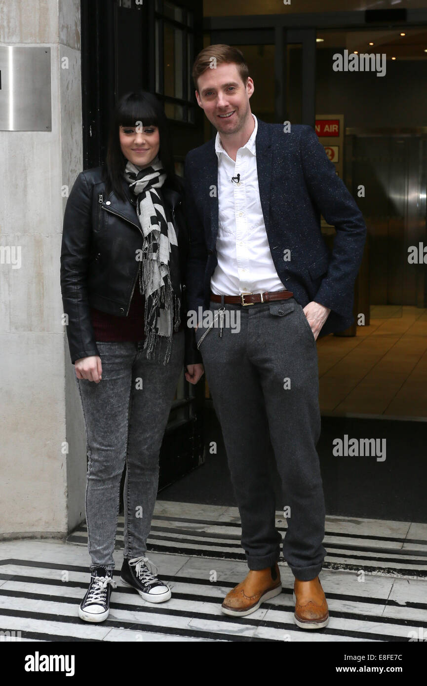 Judges and finalists of The Voice at the BBC Radio studios Featuring ...