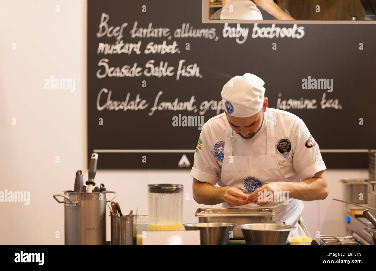 Earls Court, London UK. 7th October 2014. The Restaurant Show ...