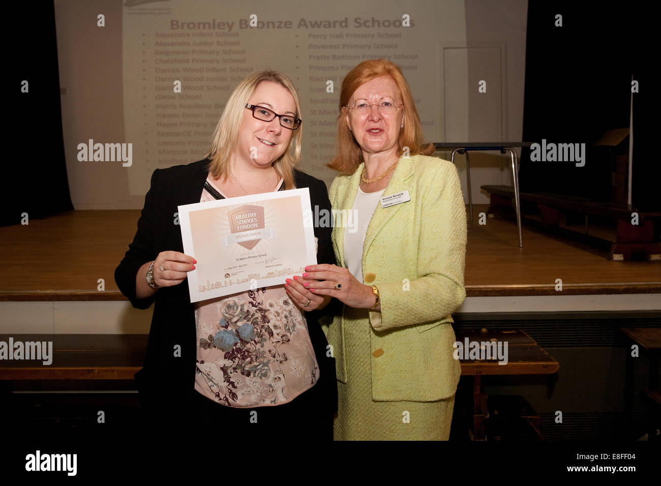 London's Deputy Mayor, Victoria Borwick, presents the Healthy Schools ...