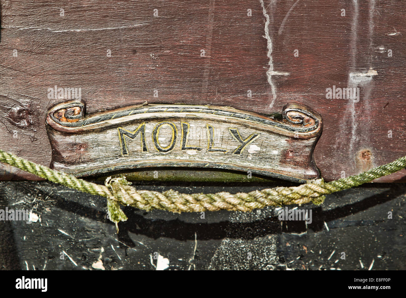 A boat called Molly Stock Photo - Alamy