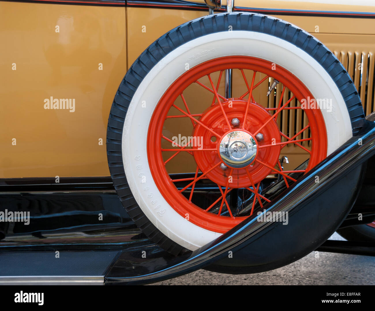 Classic car spare tire on hi-res stock photography and images - Alamy